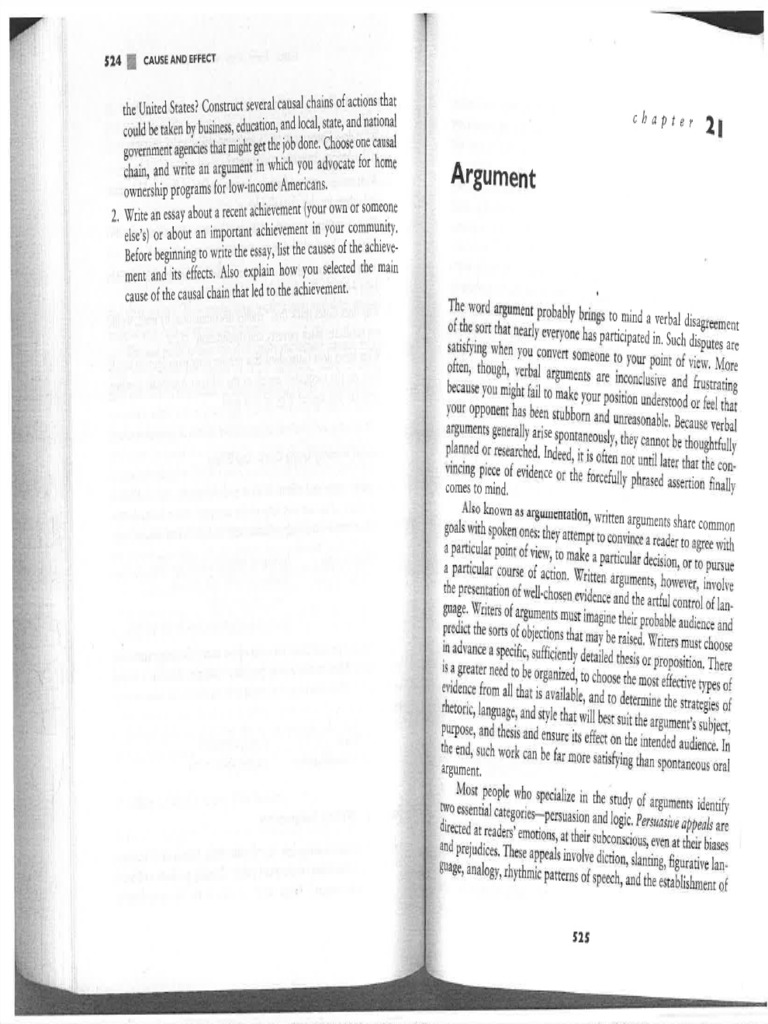 Causal Chains in Argument Writing | PDF | Argument | Fallacy