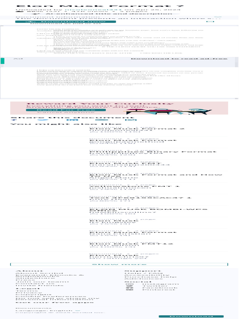Elon Musk Format PDF | PDF | Scribd | Elon Musk