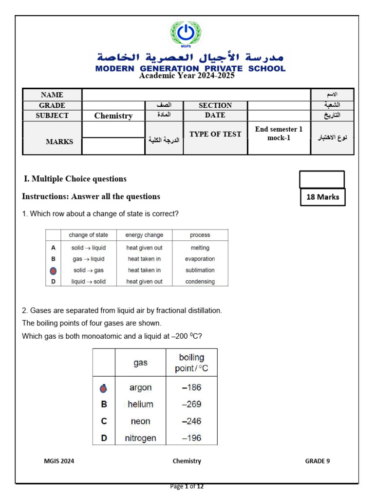 Homework - Chemistry - General - Jyothsna Lakshmi - 22012025042018 ...