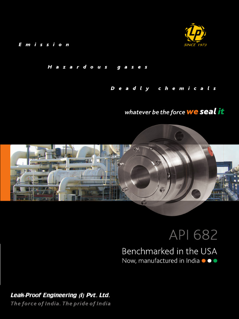 Api 682 Catalogue | PDF
