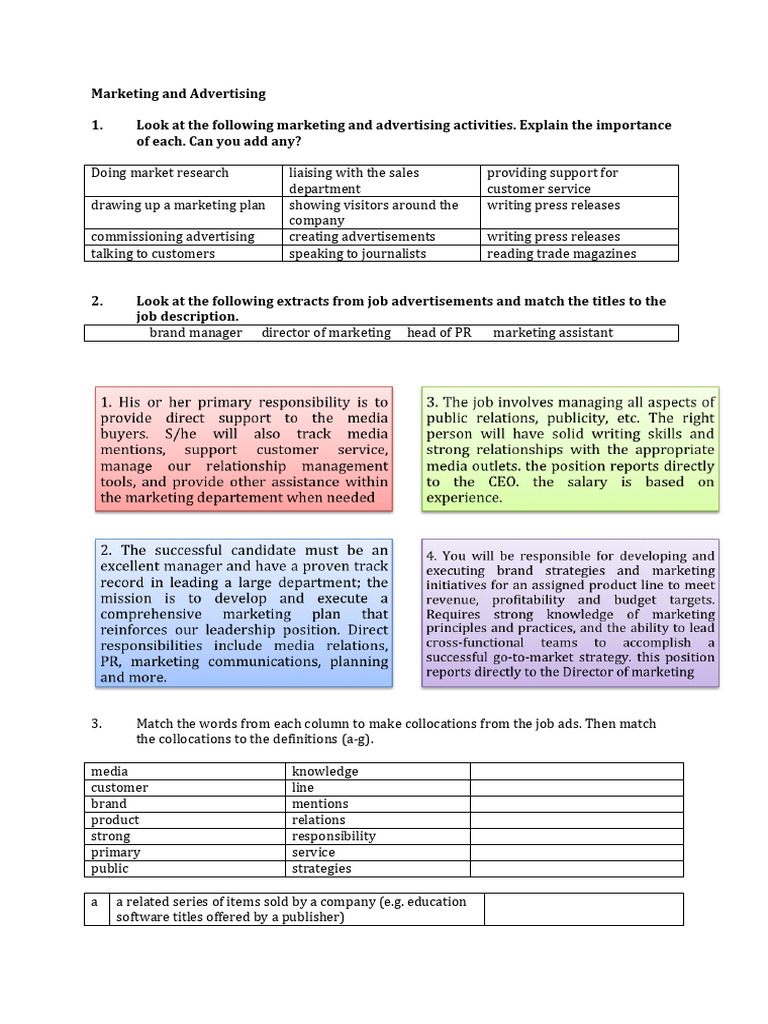 TD 2 L3 1 Marketing and Advertising | PDF | Marketing | Brand