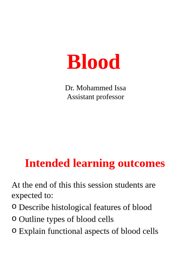 Blood | PDF | White Blood Cell | Granulocyte