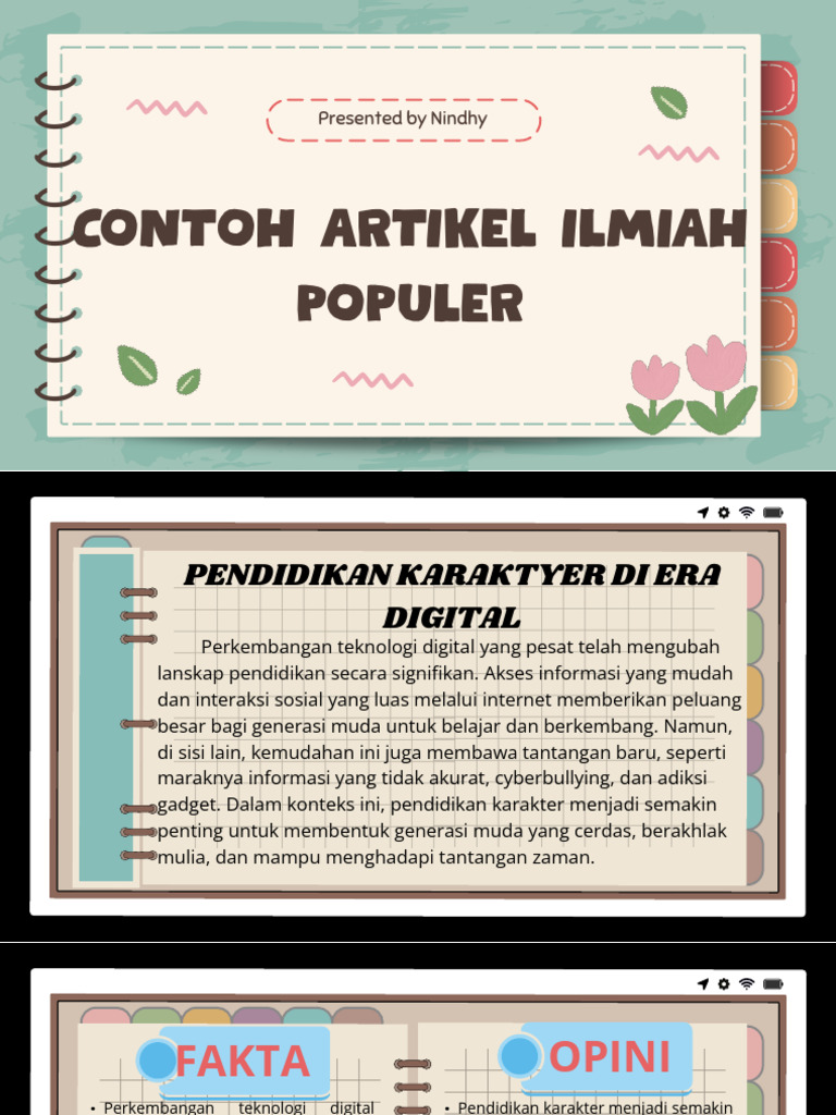 Contoh Artikel Ilmiah | PDF