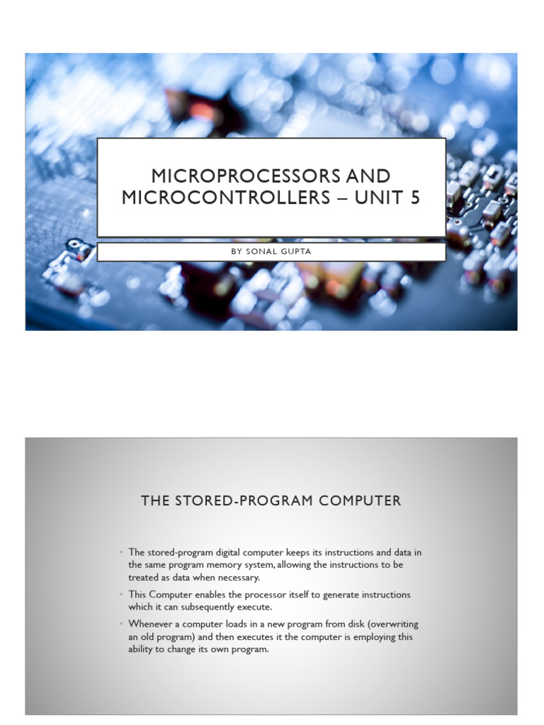 MPMC Module 5 | PDF | Central Processing Unit | Integrated Circuit
