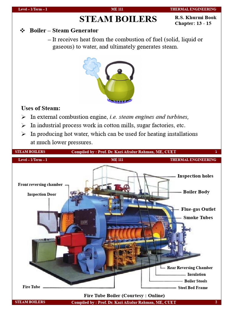 5.-Steam-boilers | PDF | Boiler | Steam