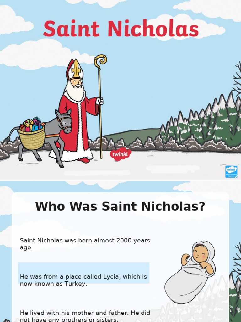 T T 2544888 Ks1 Saint Nicholas Facts Powerpoint Ver 4 | PDF