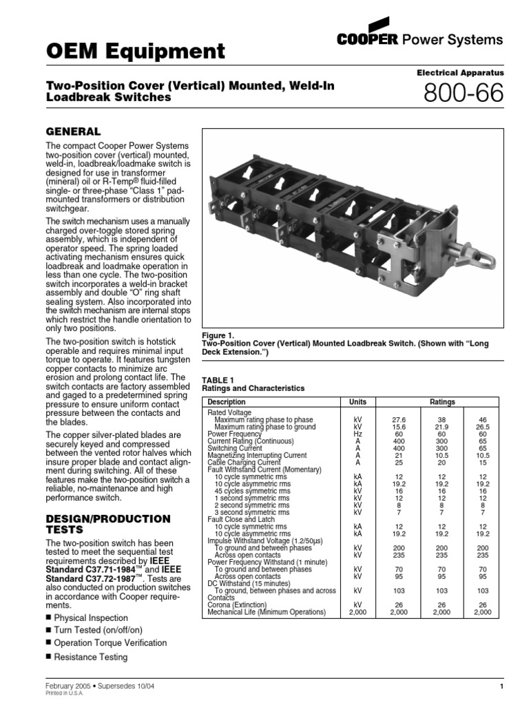 80066 | PDF | Switch | Transformer