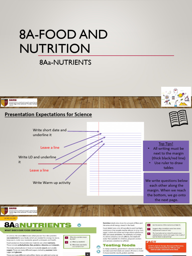 8Aa- Nutrients | PDF | Nutrients | Foods