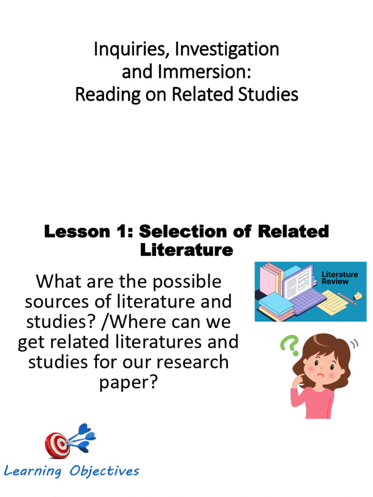 3 Inquiries Investigation and Immersion Module 3 | PDF | Cognition ...