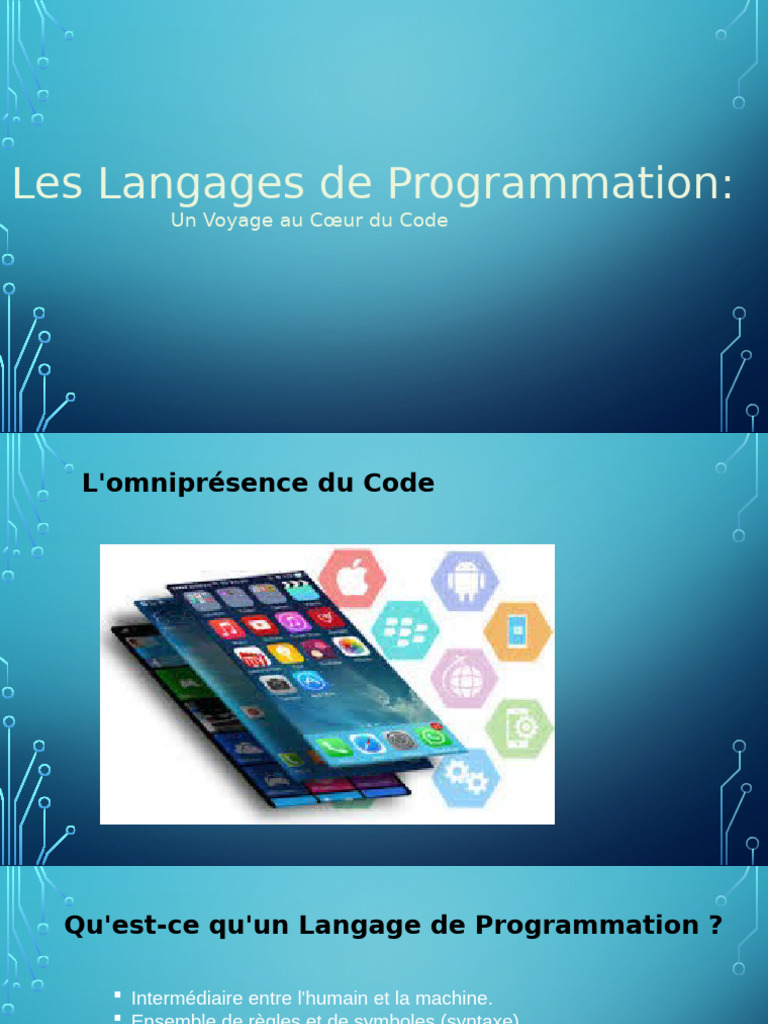 Langages Programmation | PDF | Langage de programmation | Programmation informatique
