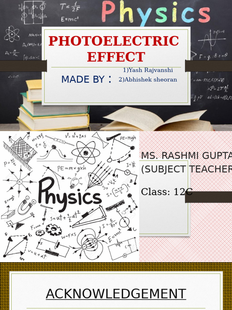 Photoelectric | PDF | Photoelectric Effect | Physical Phenomena