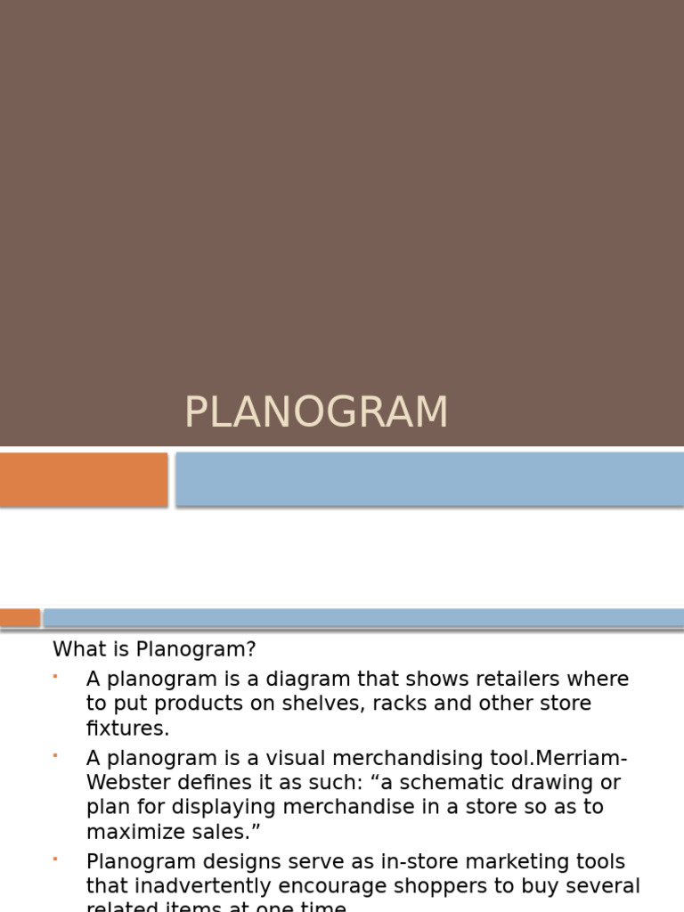 Planogram: Optimize Retail Space | PDF