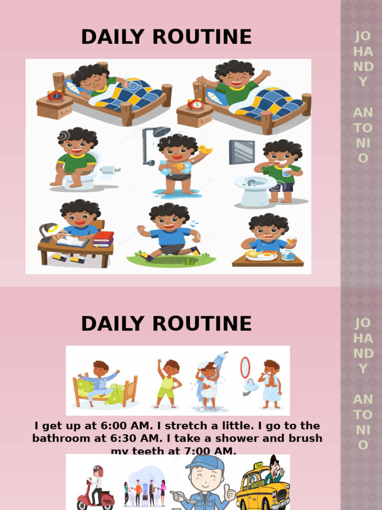 Daily Routine Johandy | PDF | Meal | Eating Behaviors Of Humans