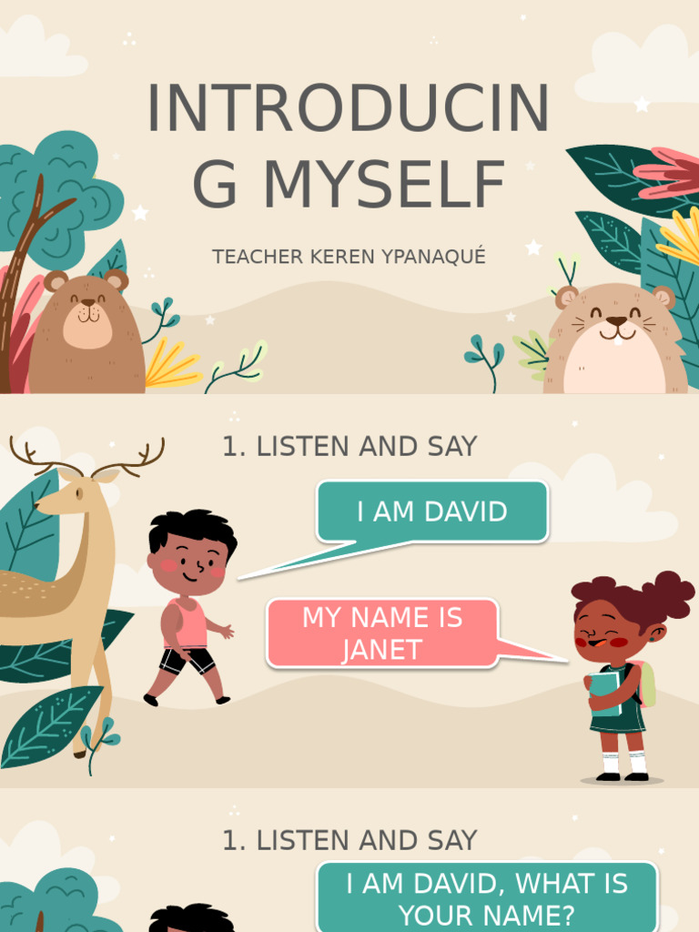 Introducing Myself - 3 - 27-3-21 | PDF