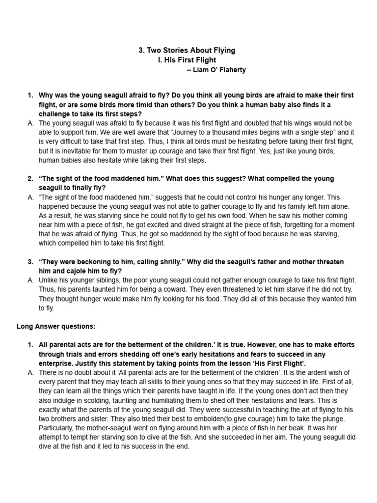 3. Two Stories About Flying Part I | PDF