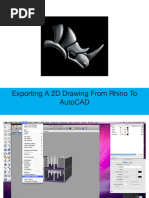 Creating An Axonometric View in Rhino | PDF | 3 D Computer Graphics | Computer Graphics