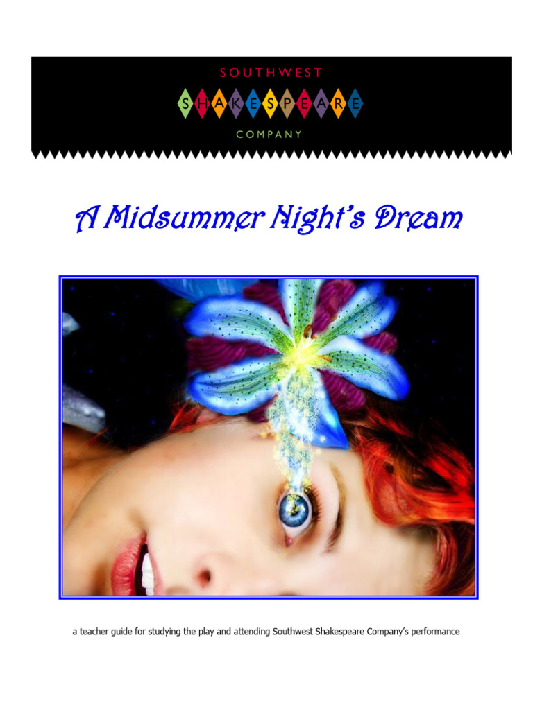 midsummer_study_guide | PDF | A Midsummer Night's Dream