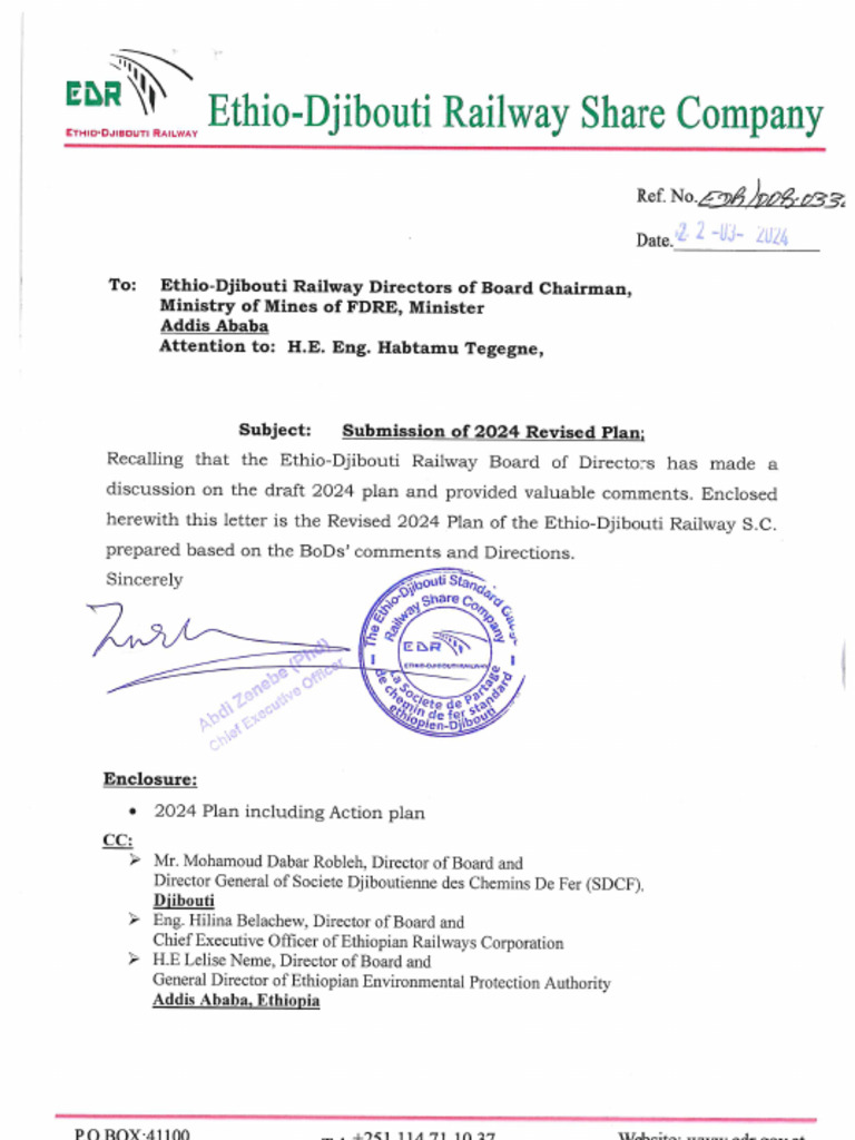 EDR 2024 Revised Annual Plan Stamped | PDF