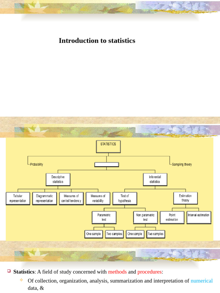 2.introduction To Statistics | PDF | Level Of Measurement | Statistics