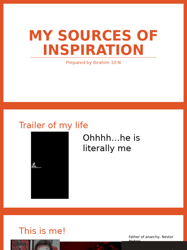 Personal Inspirations and Icons | PDF
