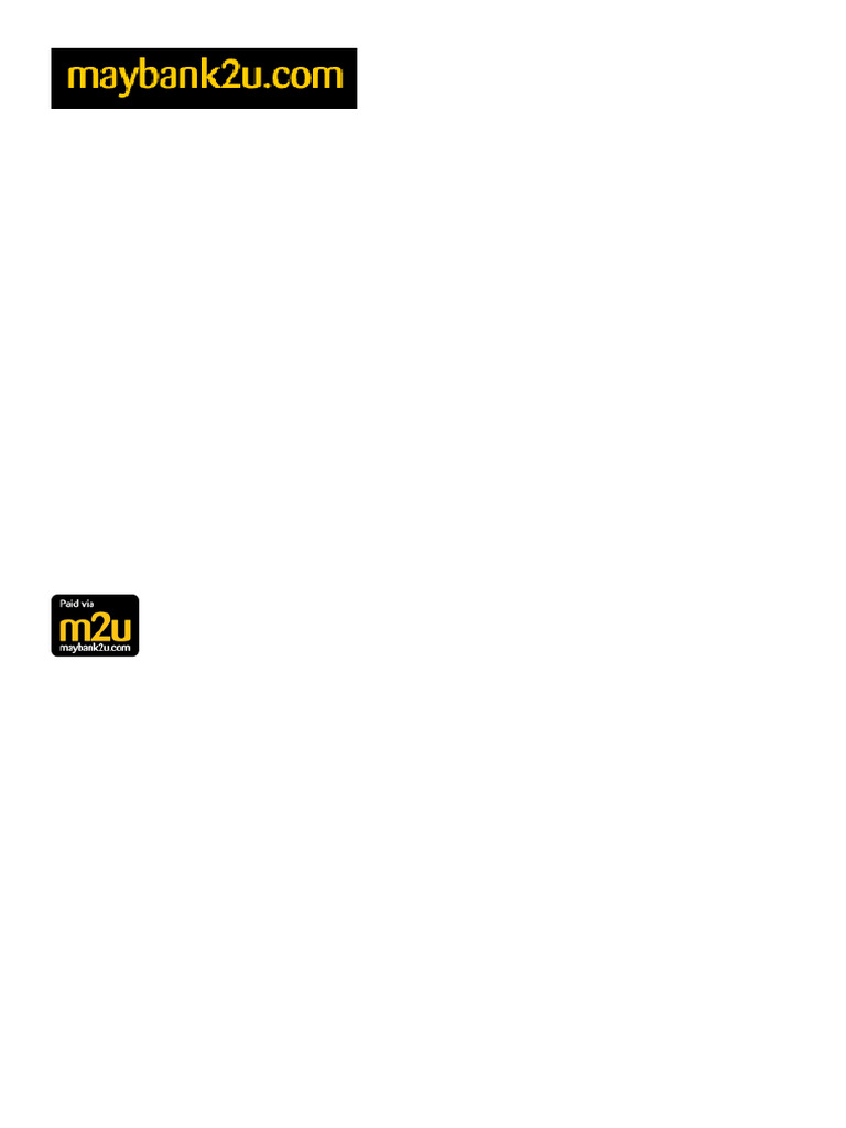 Bank Maybank Transfer Receipt | PDF