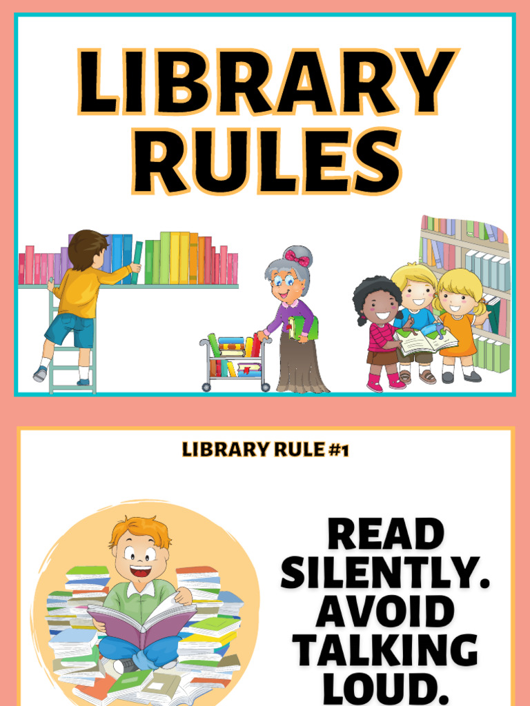 FREE Printable Library Poster | PDF