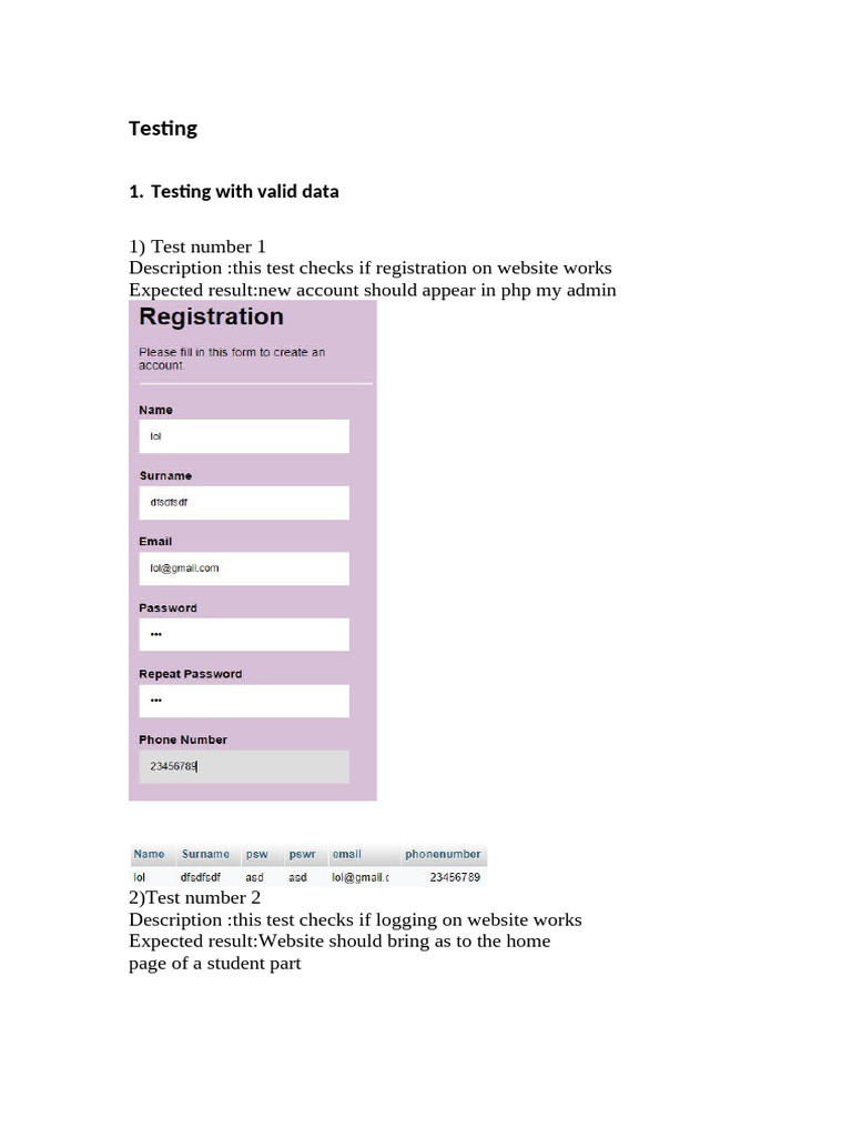 Testing | PDF | Login | Password