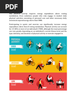 MET Levels for Physical Activities | PDF