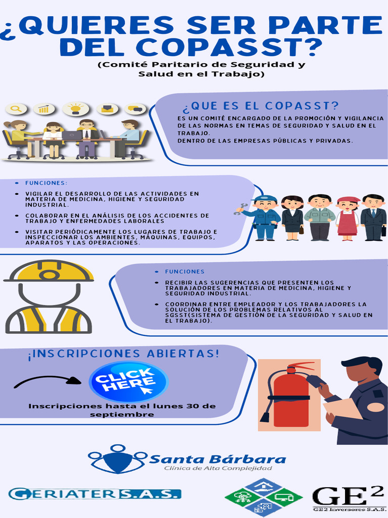 Funciones del COPASST en Seguridad Laboral | PDF