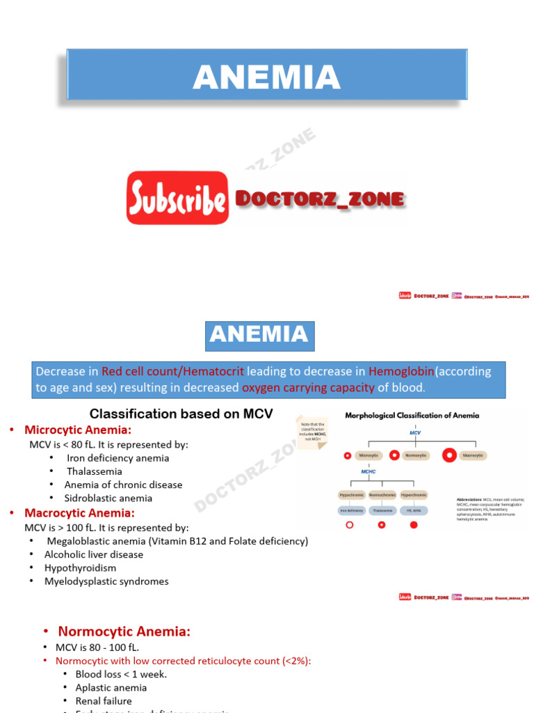 MICROCYTIC ANEMIA | PDF | Anemia | Red Blood Cell