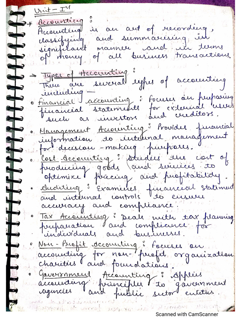 Financial Accounting Notes | PDF