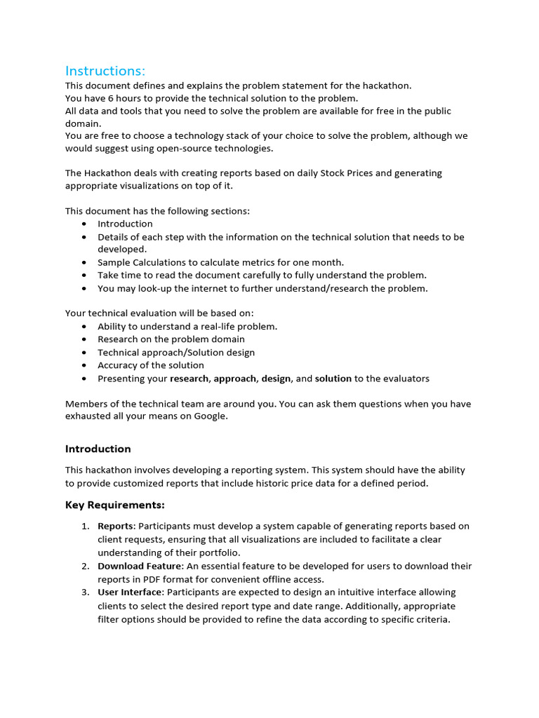 Hackathon Problem Statement NIT Silchar | PDF | Computing | Information Technology