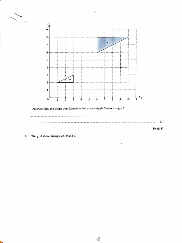 Geometry Transformations Guide | PDF | Shape | Triangle