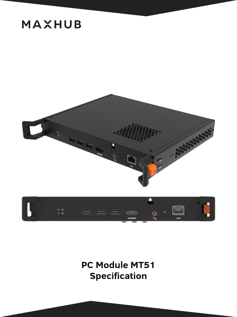 MAXHUB MT51A (Integrated Graphics Card) Specification | PDF | Hdmi ...