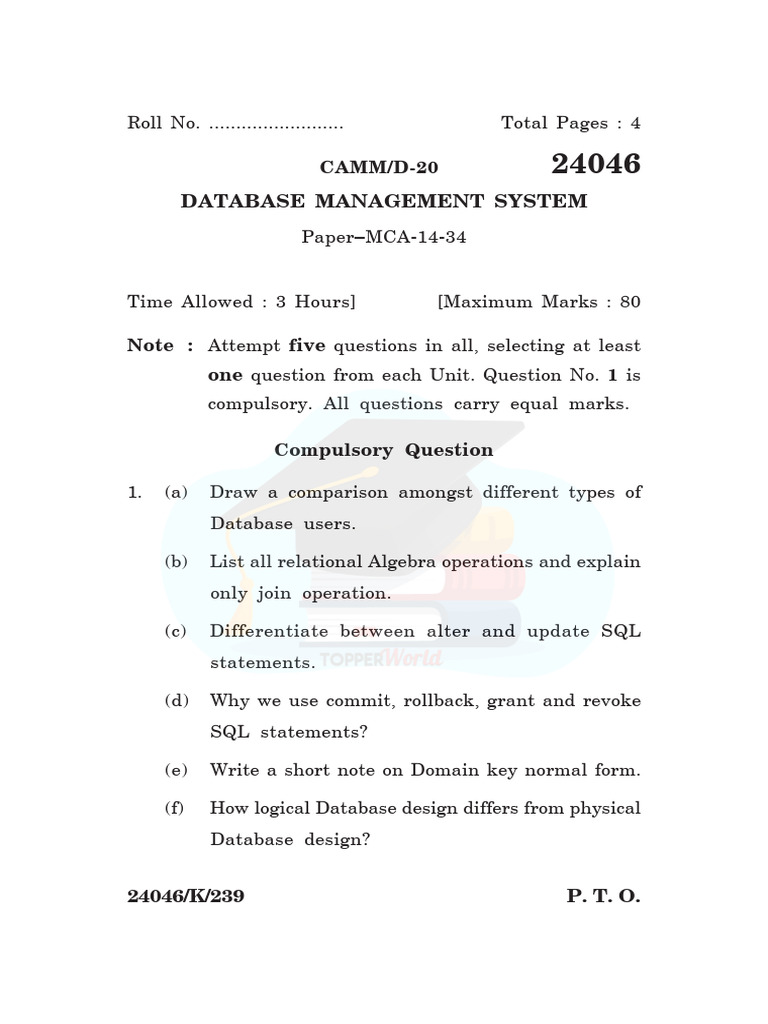 ADBS-2020 | PDF | Databases | Relational Model