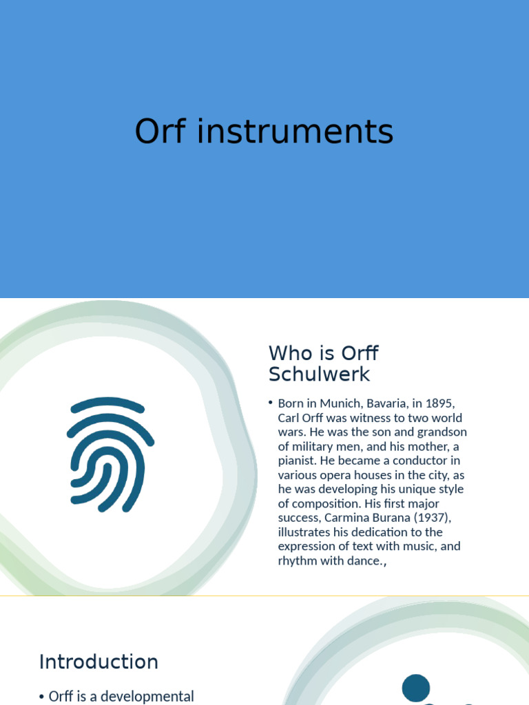 Orff Presentation | PDF