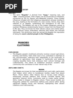 The Traditional Attire of The Manobo People | PDF | Clothing | Necklace