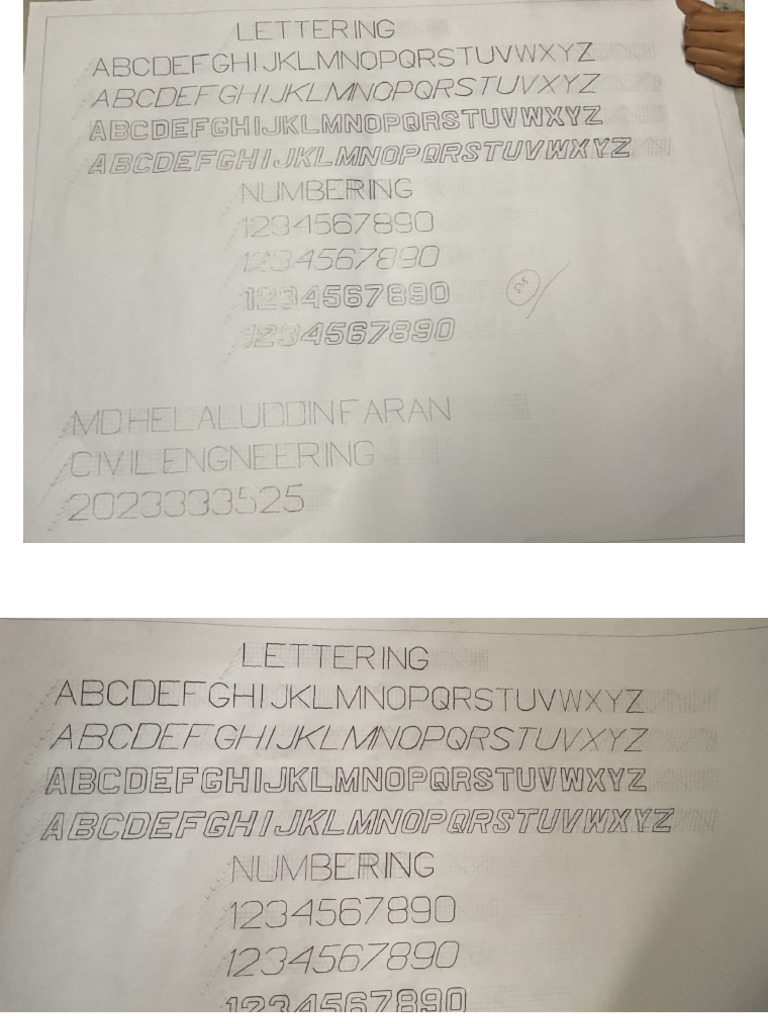 Faran's Lettering and Numbering | PDF