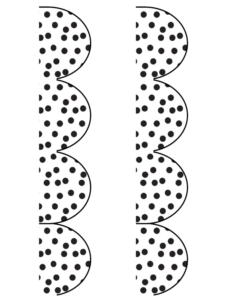 Polka Dot Border For Bulletin Board | PDF