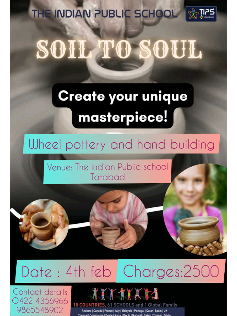 Pottery Workshop Poster | PDF