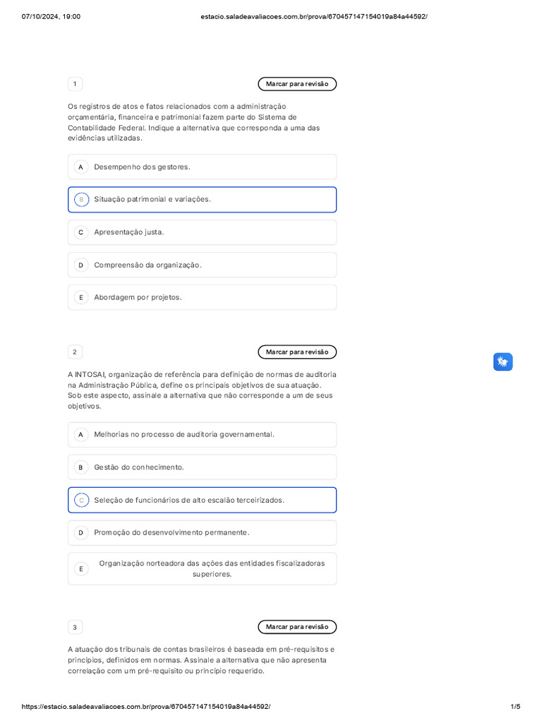 SIMULADO I | PDF | Contabilidade