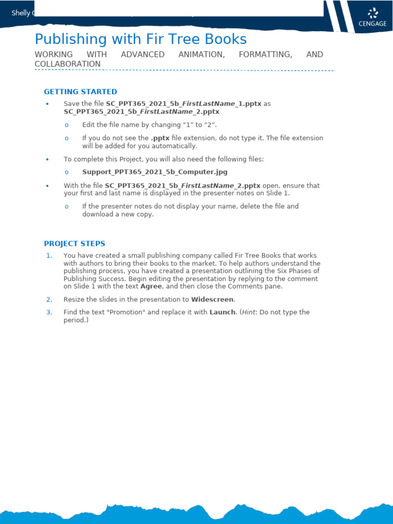 Instructions SC PPT365 2021 5b | PDF | Microsoft Power Point | Software