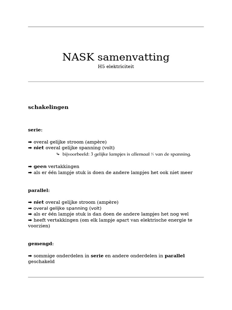 NASK Samenvatting H5 | PDF