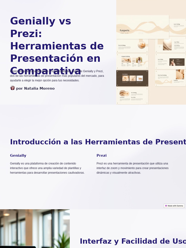 Genially Vs Prezi Herramientas de Presentacion en Comparativa | PDF | Experiencia de usuario ...