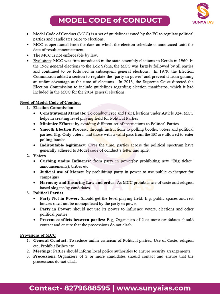 GS 2 - MCC _ ECI | PDF