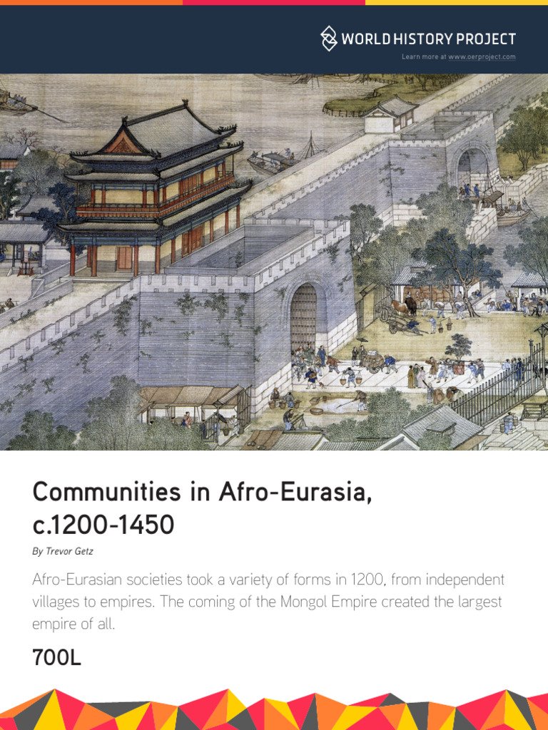 WHP-1200 2-1-2 Read - Communities in Afro-Eurasia - 700L | PDF | Mongol Empire | Muslim World