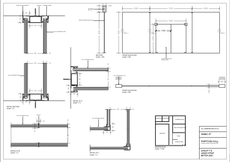 PARTITION SHEET | PDF | Wall | Architectural Design