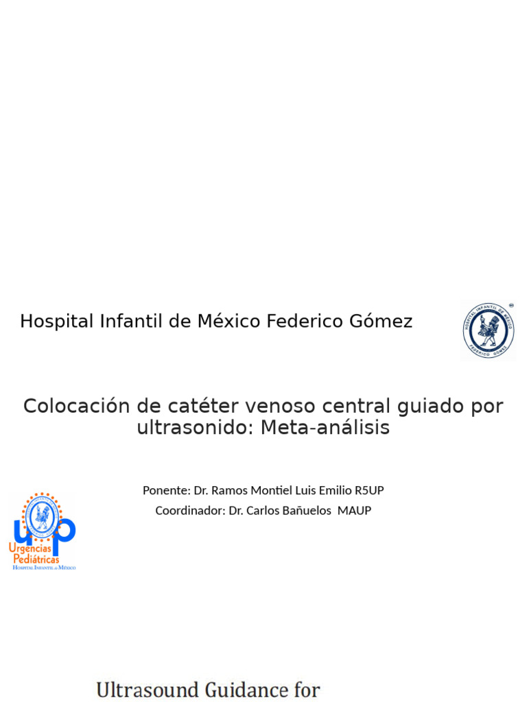 CVC guiado por USG articulo | PDF | Medicina CLINICA | Medicina