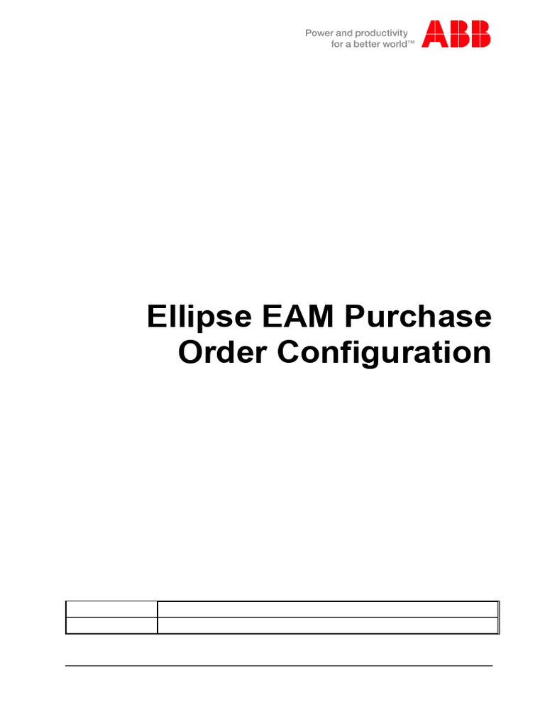Axis - Ellipse EAM PO Configuration v3-0 | PDF | Electronic Data ...