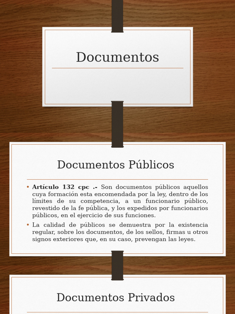 Tipos y Reglas de Documentos Legales | PDF